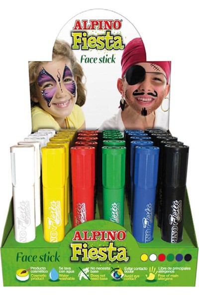 Alpino Fiesta Özel Renkler Yüz Boyama Seti Alp-Dl-000052