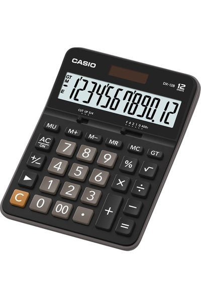 Casio Dx-12-B 12 Hane Hesap Makinesi Dx-12B-Bk-W-Dc