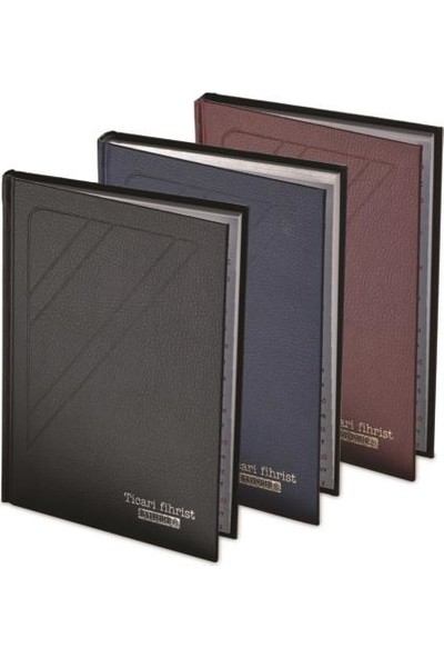 Cem Ticari Fihrist 17X24 Cm Her Harfte 12 Yaprak Cem Ticari Fihrist 17X24 Cm Her Harfte 12 Yaprak