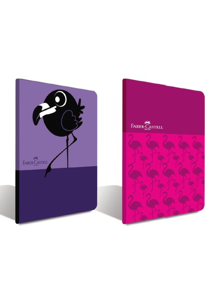 Faber-Castell A5 Çizgili Pp Kapak Look Dikişli Defter 60 Yaprak 5075000156