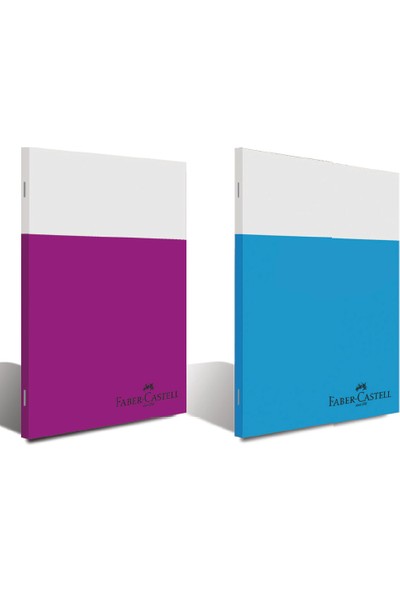 Faber-Castell PP Kapak Smart Dikişli Defter 60 Yaprak Çizgili A4 Karışık Renk 5075000165