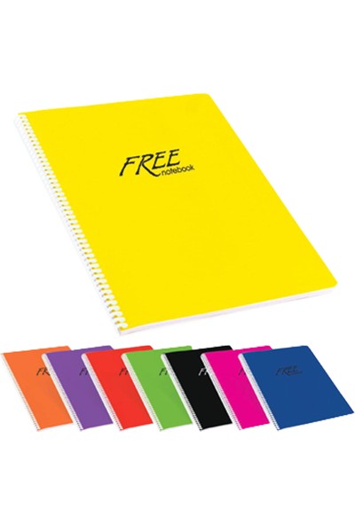 Keskin Free Pp Kapak Defter A-4 40 Yaprak Çizgili 320391-99