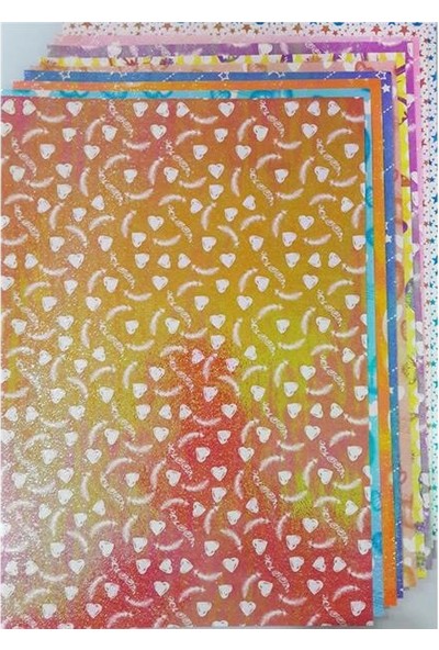 Lino Yanardöner Desenli Elişi Kağıdı 5 Desen 10 Lu 3714-P Lino Yanardöner Desenli Elişi Kağıdı 5 Desen 10 Lu 3714-P