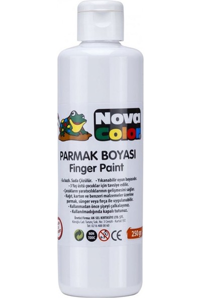Nova Color Nc-446 Parmak Boyası 250 Gr Beyaz