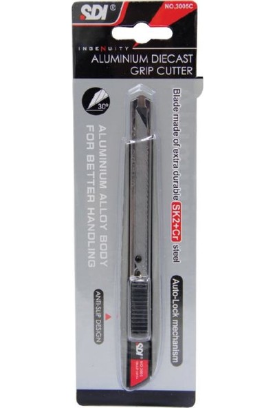 Sdi 3005C Maket Bıçağı Dar Metal Sdi 3005C Maket Bıçağı Dar Metal