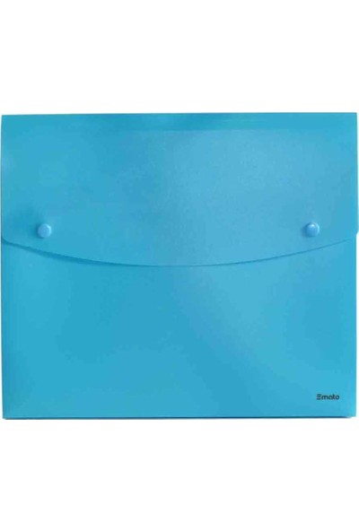 Smato Çıtçıtlı Körüklü Mat Evrak Zarfı Kırmızı W-4402