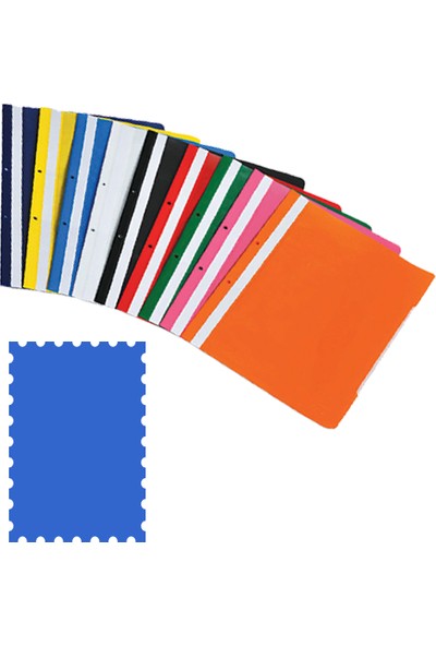 Temat Plastik Telli Dosya Mavi 50 Li 144836 (1 Paket 50 Adet)