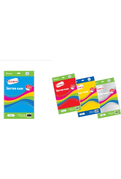 Ticon Hazır Kitap Kabı Tek Kenar Yapışkan Yeşil 10 Lu (1 Paket 10 Adet) Ticon Hazır Kitap Kabı Tek Kenar Yapışkan Yeşil 10 Lu (1 Paket 10 Adet)