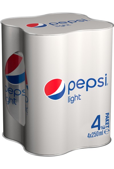 Pepsi Cola Light Kutu 4x250 ML Pepsi Cola Light Kutu 4x250 ML
