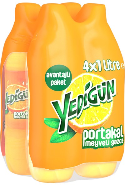 Yedigün Portakal Pet 4x1 L