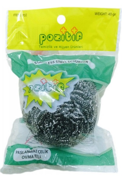 Pozitif Hijyen Bulaşık Ovma Teli 36 Adet