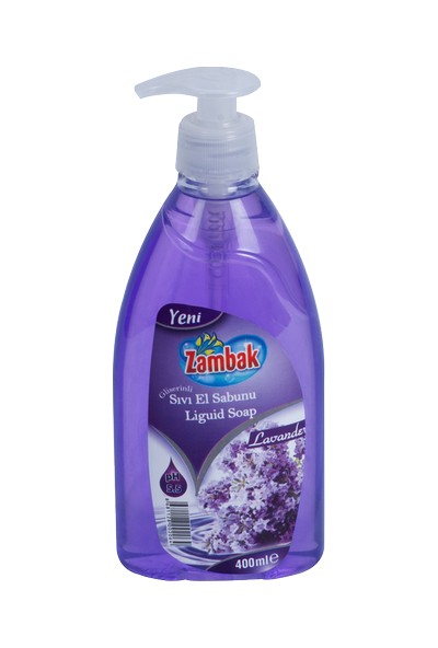 Zambak Sıvı El Sabunu Lavanta 400 ml Zambak Sıvı El Sabunu Lavanta 400 ml