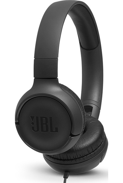 JBL T500 Mikrofonlu Kablolu Kulaküstü Siyah Kulaklık