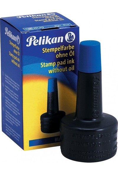 Pelikan Istampa Mürekkebi 30Cc Mavi 351213 Pelikan Istampa Mürekkebi 30Cc Mavi 351213