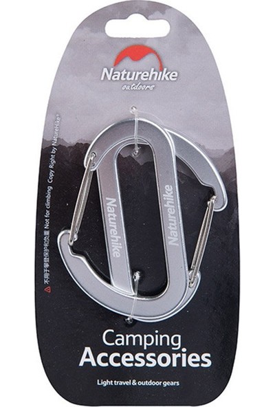 Naturehike Panerai Çok Amaçlı Karabina 2 Adet NH15A002H Gri Naturehike Panerai Çok Amaçlı Karabina 2 Adet NH15A002H Gri