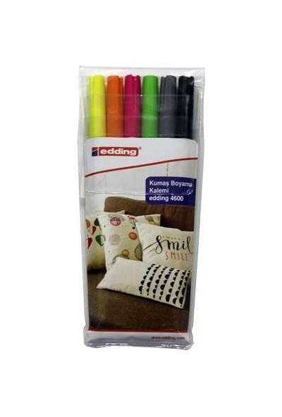 Edding Kumaş Boyama Kalemi Seti Neon Renkler Edding Kumaş Boyama Kalemi Seti Neon Renkler