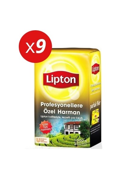 Lipton Özel Harman Dökme Çay 1000grx9 Adet
