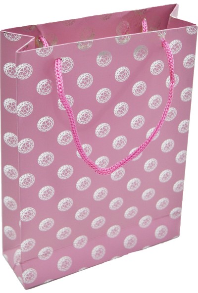 Can Karton Çanta 25li Tutma İpli Metalize Karton Çanta Pembe 14 * 17cm Can Karton Çanta 25li Tutma İpli Metalize Karton Çanta Pembe 14 * 17cm