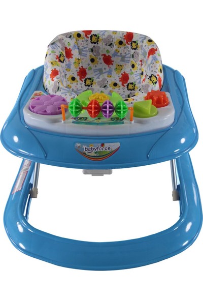 Baby Force BF-02 Kornalı Yürüteç Mavi