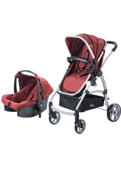 Johnson Tesla Travel Sistem Bebek Arabası Bordo