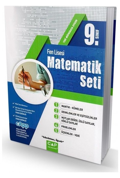 Çap Yayınları 9. Sınıf Fen Lisesi Matematik Seti Çap Yayınları 9. Sınıf Fen Lisesi Matematik Seti