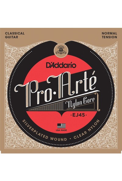 Daddario Ej45 Klasik Tel Set Normal J-45 Tension Silver Daddario Ej45 Klasik Tel Set Normal J-45 Tension Silver