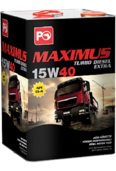 Petrol Ofisi Maximus 15W-40 16 Litre Motor Yağı ( Üretim Yılı :2022 ) Petrol Ofisi Maximus 15W-40 16 Litre Motor Yağı ( Üretim Yılı :2022 )