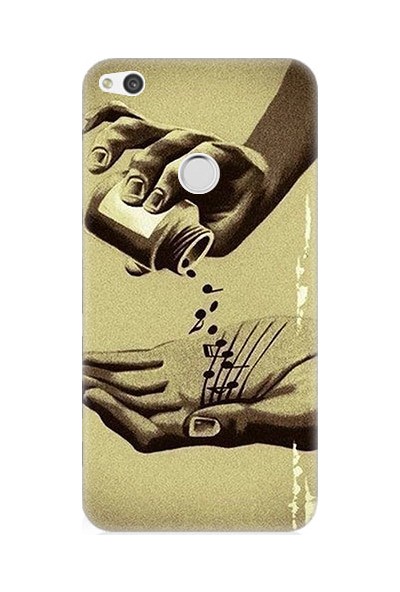 Teknomeg Huawei P9 Lite 2017 Müzik Notaları Desenli Tasarım Silikon Kılıf Teknomeg Huawei P9 Lite 2017 Müzik Notaları Desenli Tasarım Silikon Kılıf