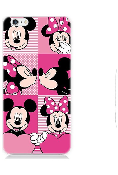 Teknomeg Apple iPhone 6 Mickey Ve Minnie Mouse Desenli Tasarım Silikon Kılıf Teknomeg Apple iPhone 6 Mickey Ve Minnie Mouse Desenli Tasarım Silikon Kılıf