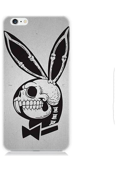 Teknomeg Apple iPhone 6s Plus Siyah Tavşan Desenli Tasarım Silikon Kılıf Teknomeg Apple iPhone 6s Plus Siyah Tavşan Desenli Tasarım Silikon Kılıf