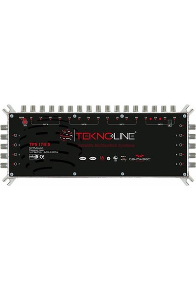TEKNOLINE 17X8 SONLU MULTISWITCH ZAMAK KASA UYDU DAĞITIM SANTRALI TEKNOLINE 17X8 SONLU MULTISWITCH ZAMAK KASA UYDU DAĞITIM SANTRALI