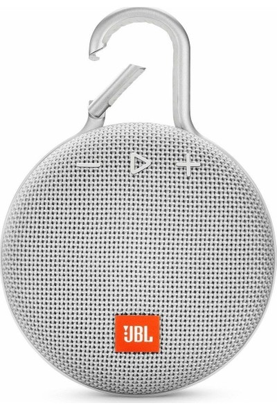 JBL Clip 3 IPX7 Su Geçirmez Taşınabilir Bluetooth Hoparlör Beyaz JBL Clip 3 IPX7 Su Geçirmez Taşınabilir Bluetooth Hoparlör Beyaz