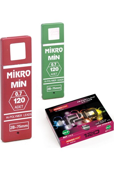 Mikro Mikro M-120 75 Mm. 2B 0.7 Mm. Min 120' Li Versatil Kalem Ucu
