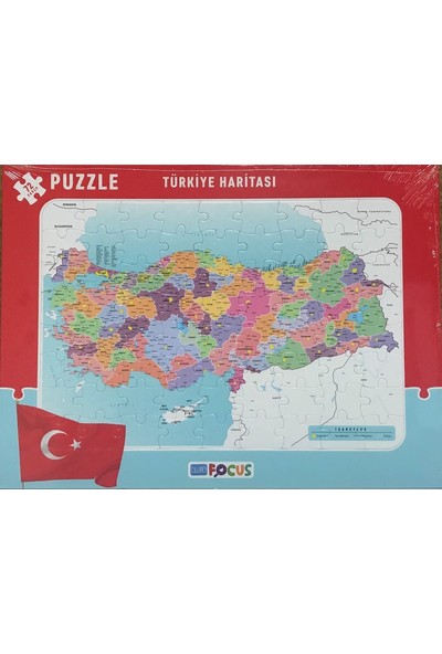 Blue Focus 72 Parça Çerçeveli Türkiye Haritasi Puzzle Bf090 Blue Focus 72 Parça Çerçeveli Türkiye Haritasi Puzzle Bf090