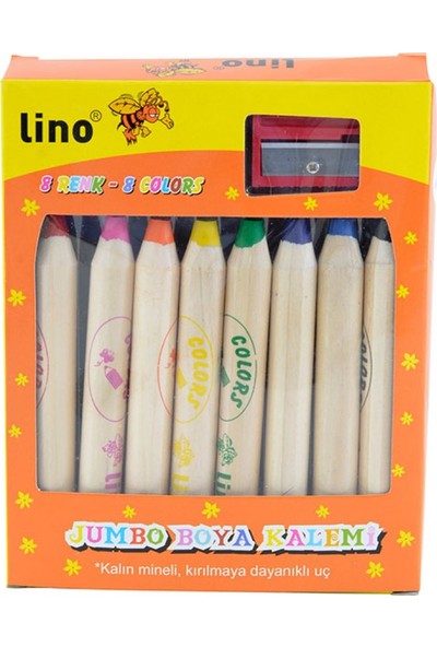 Lino Lino Jumbo Boya Kalemi 8'Li