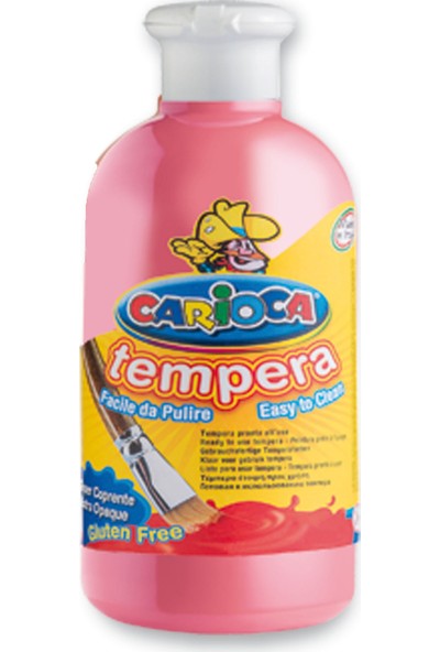 Carioca Tempera Suluboya Süper Yikanabilir Pembe 500 Ml.