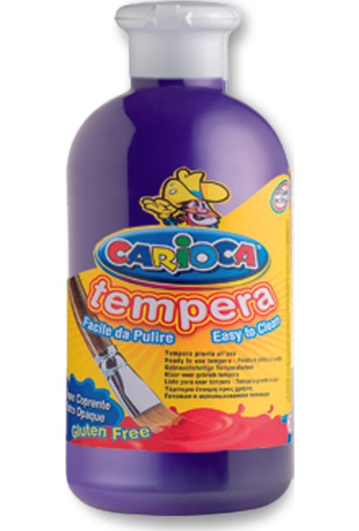 Carioca Tempera Suluboya Süper Yikanabilir Mor 500 Ml.