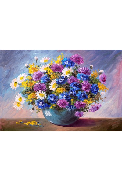 Nova Puzzle 1000 Parça Renkli Kir Çiçekleri Puzzle - 41019 Nova Puzzle 1000 Parça Renkli Kir Çiçekleri Puzzle - 41019