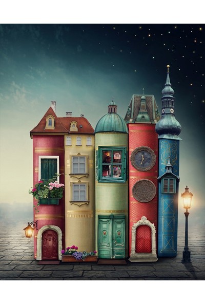 Nova Puzzle 1000 Parça Geceyi Aydinlatan Kitaplar Puzzle - Elena Schweitzer