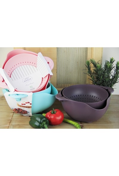 Royelia Plastik 2Li Süzgeç Asorti