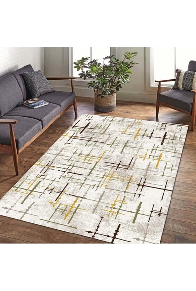 Dijital Baskılı Lastikli Halı Örtüsü Tuana TU12