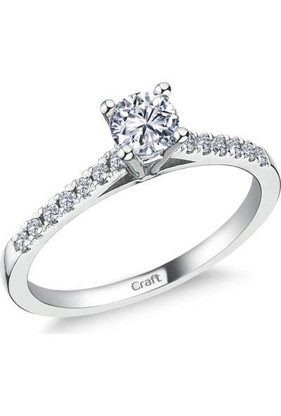 Craft Pırlanta 0,56 Karat Tektaş Pırlanta Yüzük Craft Pırlanta 0,56 Karat Tektaş Pırlanta Yüzük