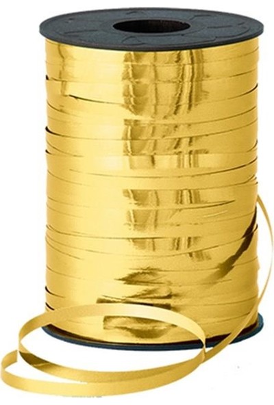 Parti Dolabı Altın Sarısı (Gold) Balon İpi Parlak Rafya 8Mmx200M Süsleme Rabant Parti Dolabı Altın Sarısı (Gold) Balon İpi Parlak Rafya 8Mmx200M Süsleme Rabant