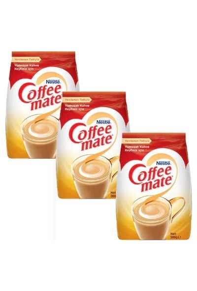 Nescafe Coffee Mate 500 gr Ekopaket 3'Lü Ekoset Nescafe Coffee Mate 500 gr Ekopaket 3'Lü Ekoset