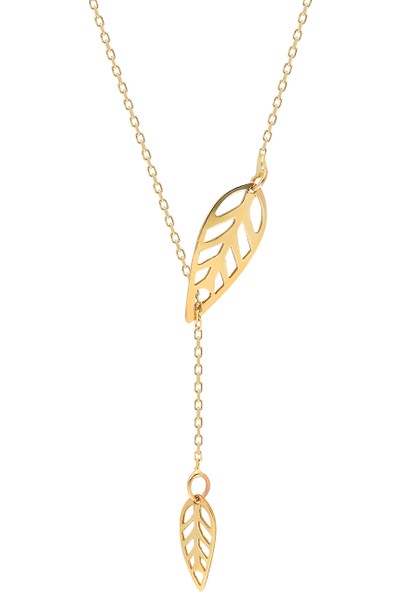 Glorria Altın Yaprak Kolye Sv0061