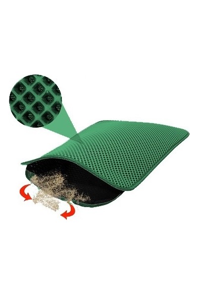 Mia Pet Elekli Kedi Tuvalet Önü Paspası 60 x 45 cm