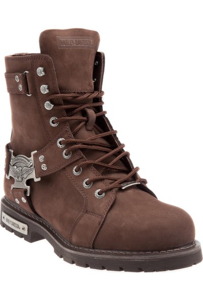 Harley Davidson Charles Erkek Deri Bot Kahverengi