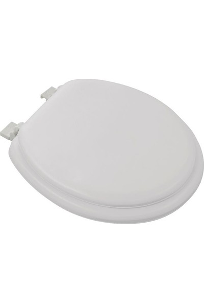 Softy Classic Süngerli Klozet Kapağı Düz Beyaz