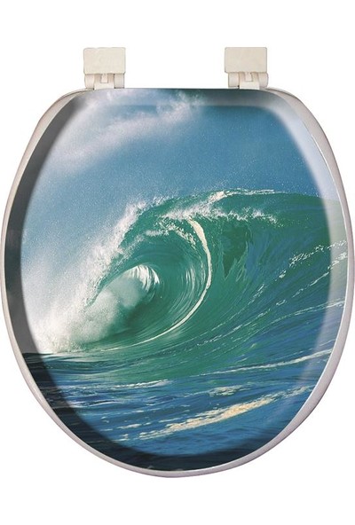 Softy Classic Süngerli Klozet Kapağı Ada Manzaralı Desen 1016