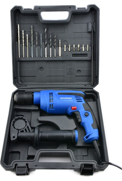 Hyundai Hp710Set 710W Darbeli Matkap Pls.Çanta+16 Parça Uç Set